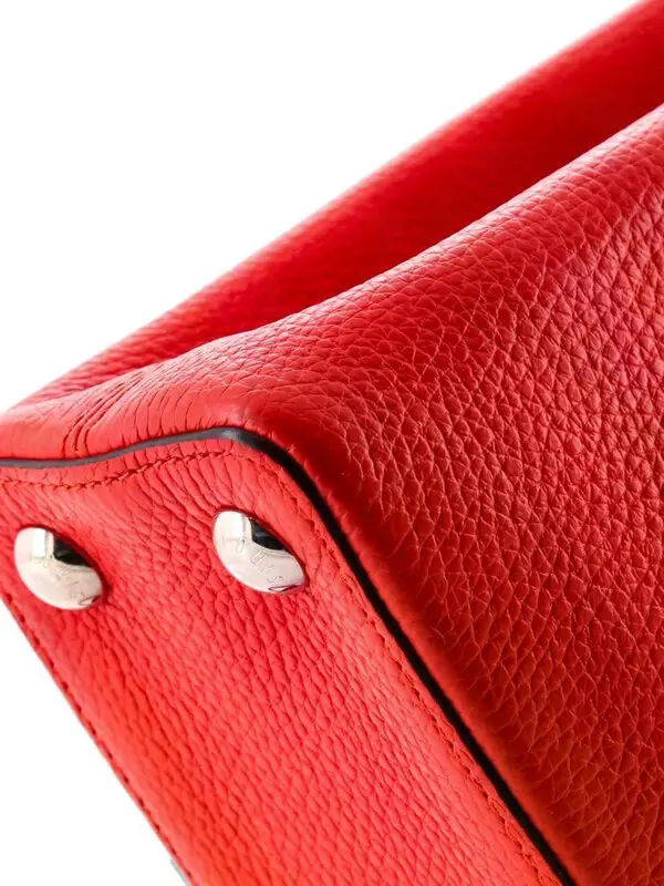 LOUIS VUITTON Capucines Bb Satchel - Red
