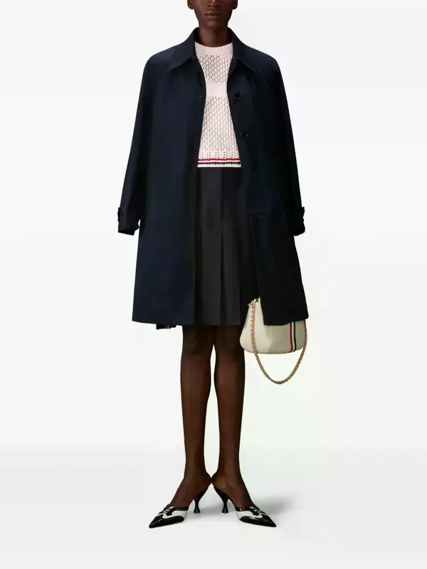 Thom Browne Pointelle-stitch T-shirt