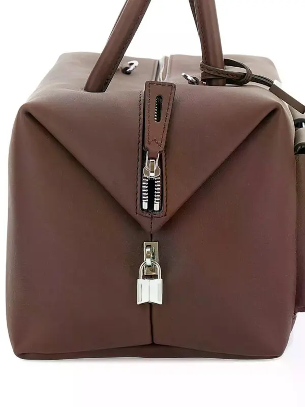 Max Mara Padlock Flap Leather Shoulder Bag