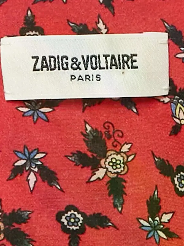 Zadig&Voltaire Floral-print Long-sleeve Dress