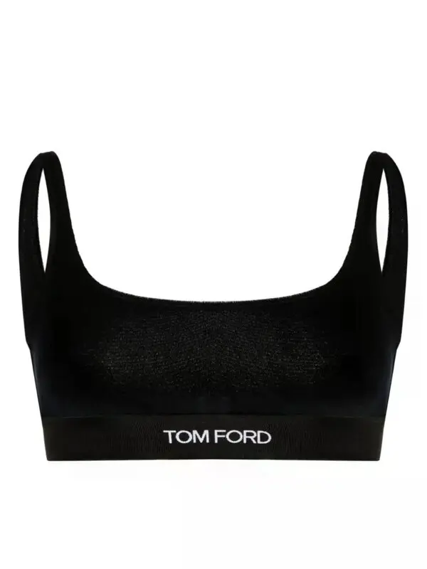 TOM FORD Logo Band Top - Black