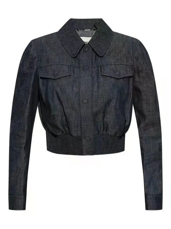 Fendi Buttoned Jacket With Elastic Waistband