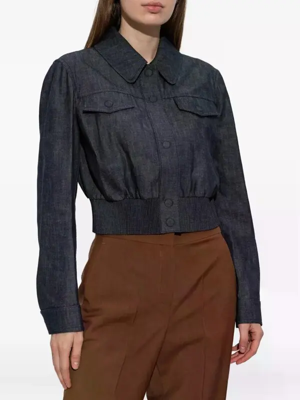 Fendi Buttoned Jacket With Elastic Waistband