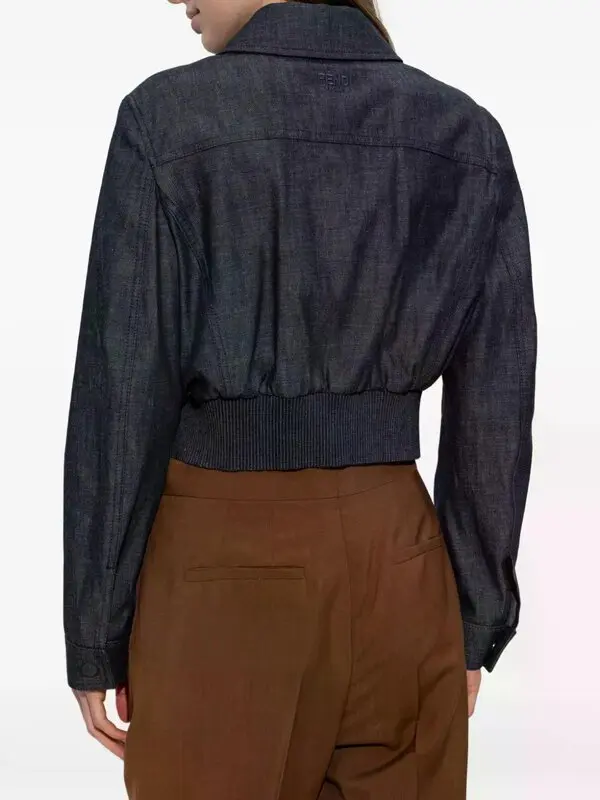 Fendi Buttoned Jacket With Elastic Waistband