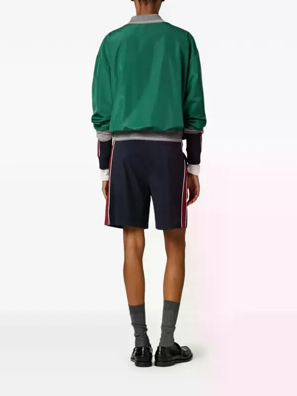 Miu Miu Ribbed-knit Zip Bomber Jacket