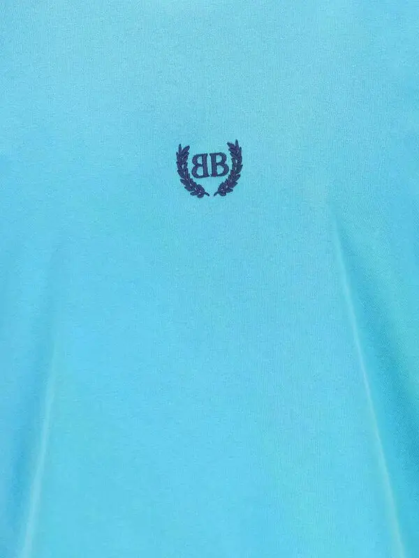 Balenciaga Embroidered T-shirt - Blue