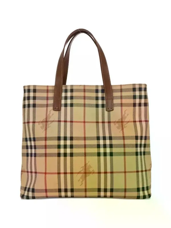 Burberry Check-print Tote Bag - Neutrals