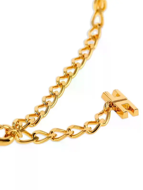 Elisabetta Franchi Logo Rigid Necklace
