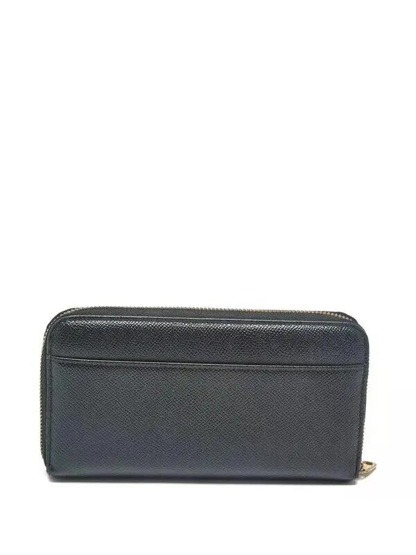 Dolce & Gabbana Leather Zip-around Wallet - Black