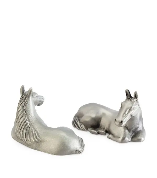 ROYAL SELANGOR Pewter Horse Chopstick Rests