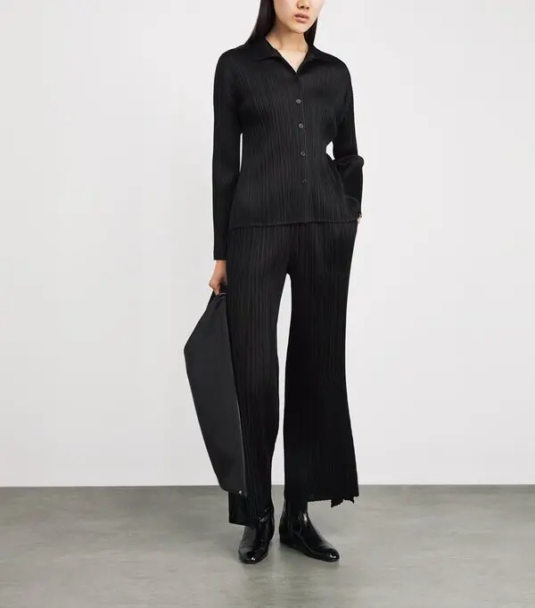 Issey Miyake Ole Flared Trousers