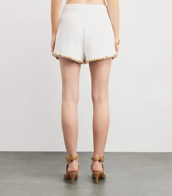 PatBO Embroidered Tailored Shorts