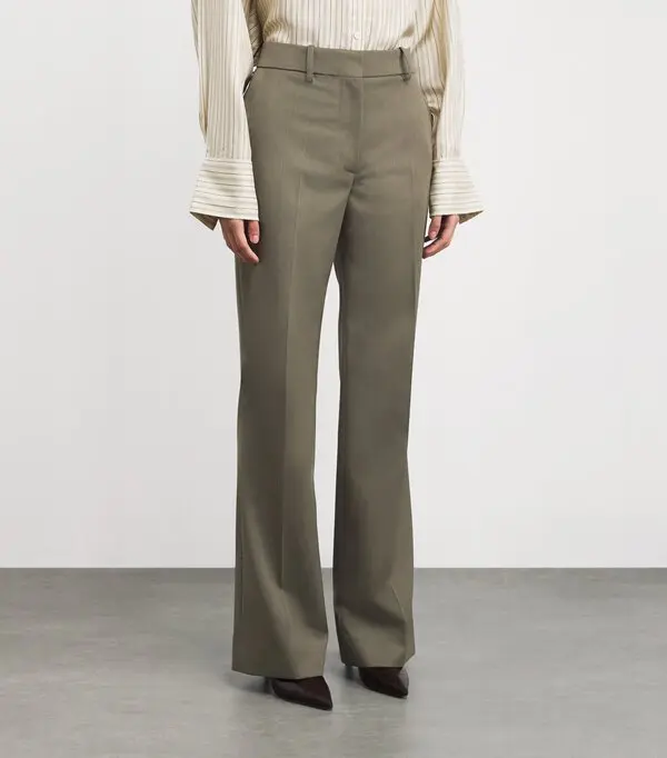 Victoria Beckham Wool-blend Tailored Trousers