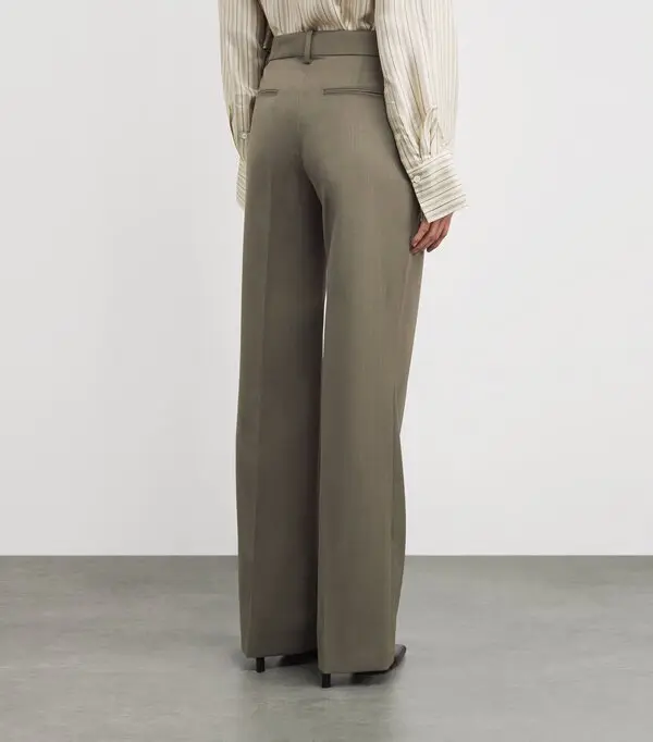 Victoria Beckham Wool-blend Tailored Trousers