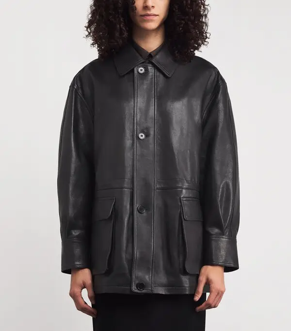 ARMA Maeve Leather Jacket - Black