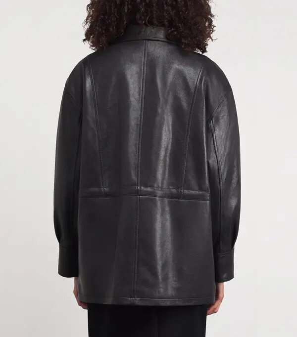 ARMA Maeve Leather Jacket - Black