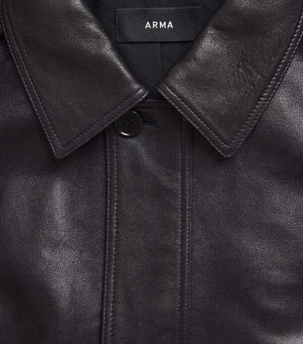 ARMA Maeve Leather Jacket - Black