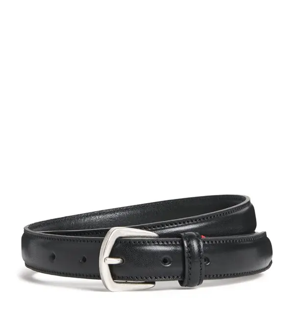 Eleventy Leather Belt - Black