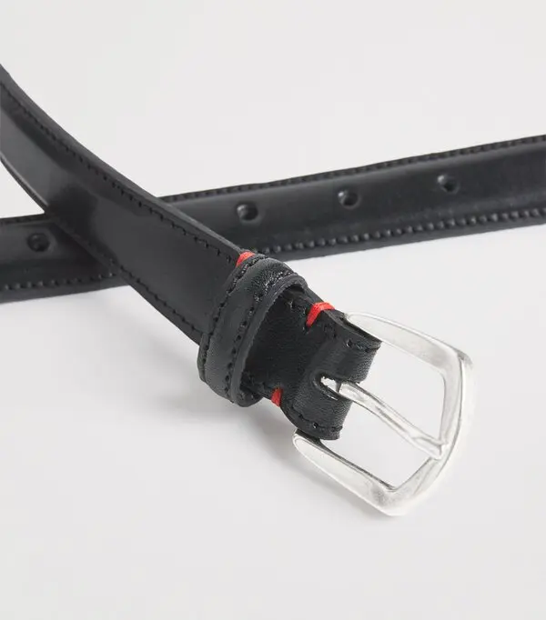 Eleventy Leather Belt