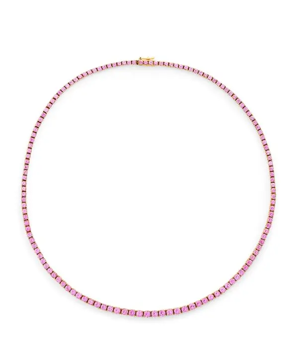 ANITA KO Pink Sapphire Hepburn Choker - Rose Gold