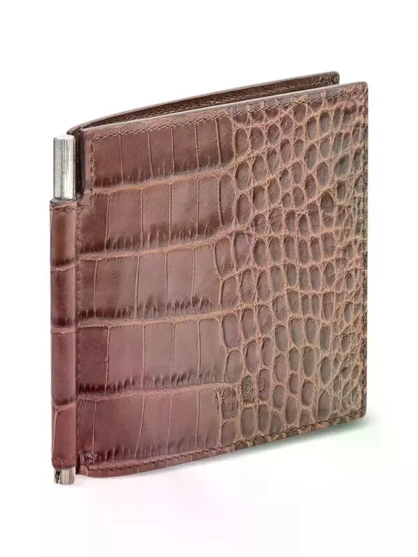 TOM FORD Exotic Line Clip Wallet