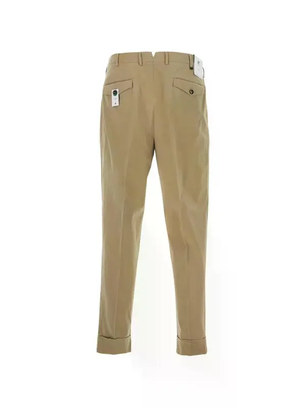 PT TORINO Pleated Cuffed Trousers