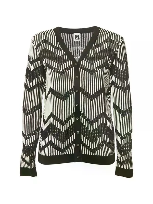 Missoni Zigzag-pattern Knit Cardigan