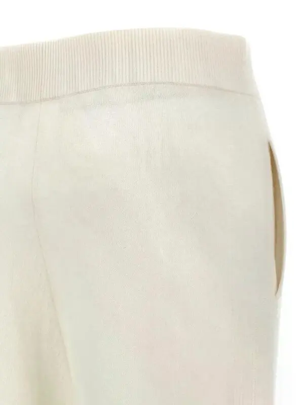 Max Mara Ribbed Cashmere Trousers