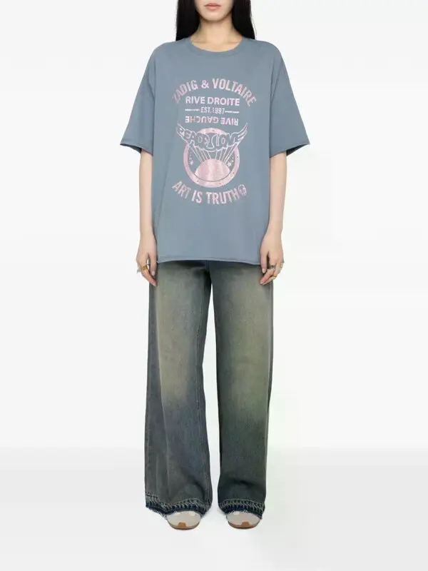 Zadig&Voltaire Graphic T-shirt - Blue