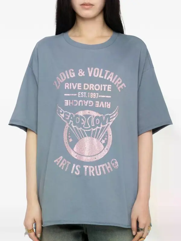 Zadig&Voltaire Graphic T-shirt - Blue