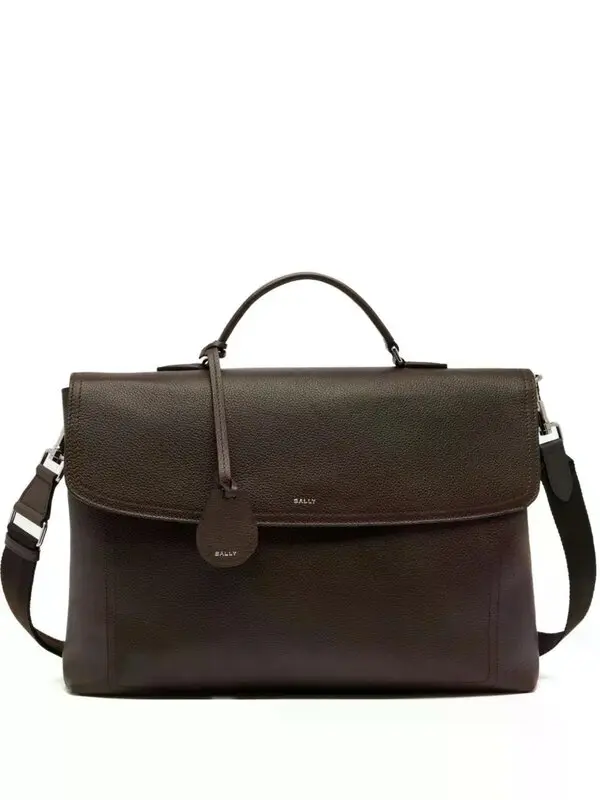 Bally Leather Briefcase - Brown