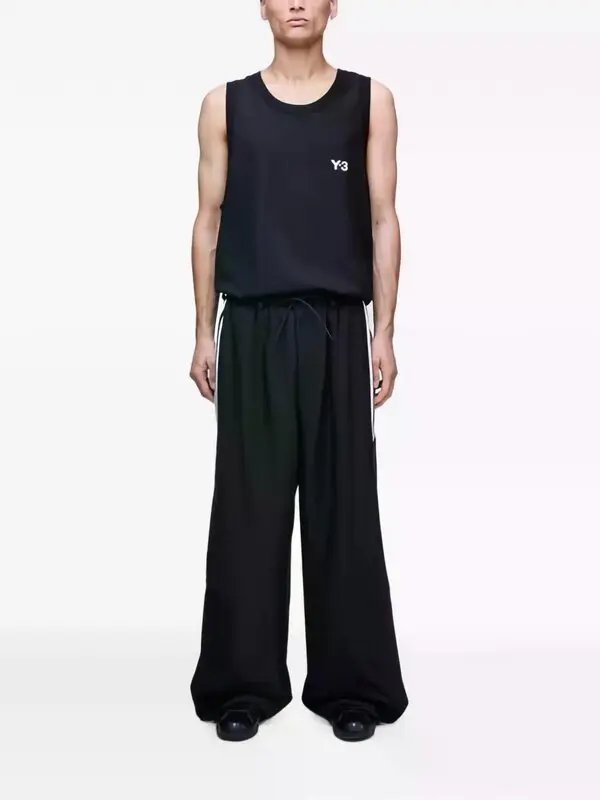 Y3 Stripe Trousers - Black