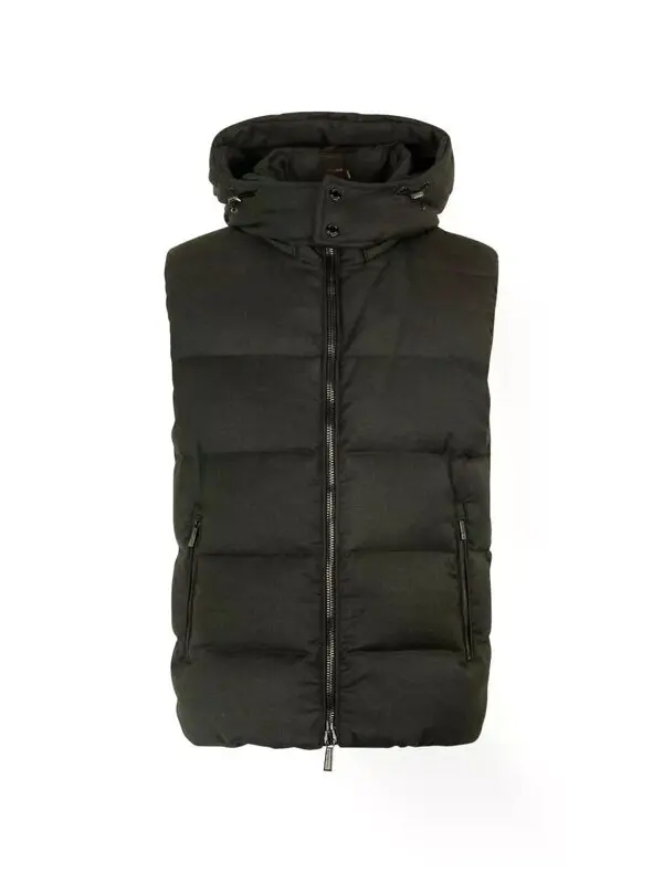 MOORER Hooded Down Gilet