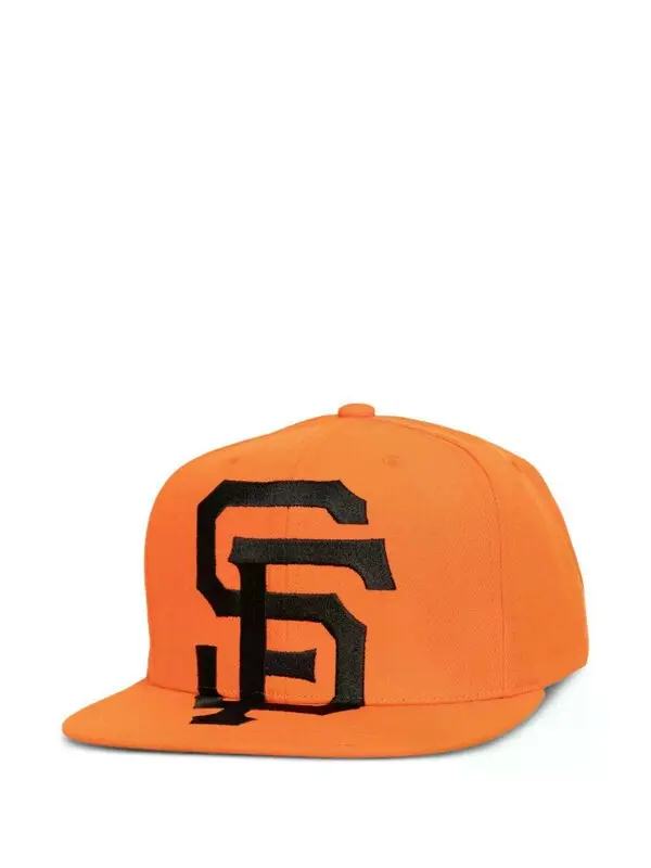 Mitchell & Ness Mlb San Francisco Giants Logo Snapback Cap - Orange