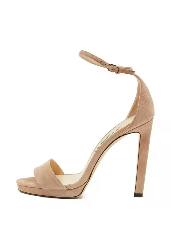 JIMMY CHOO Suede Platform Sandals
