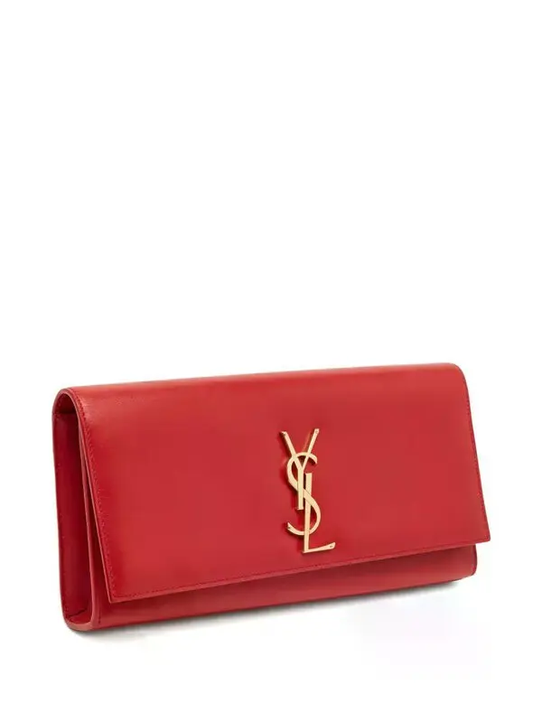 Saint Laurent Cassandre Leather Clutch