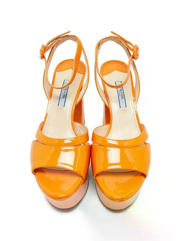 Prada Platform Ankle-strap Sandals