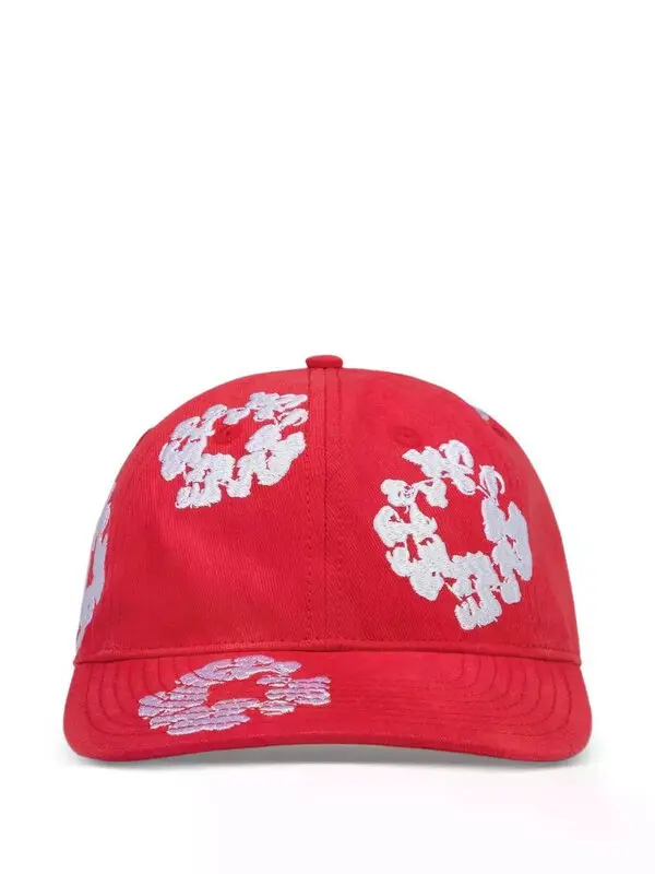 DENIM TEARS Wreath Cap - Red