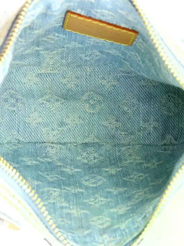 LOUIS VUITTON Loop Handbag Monogram Denim