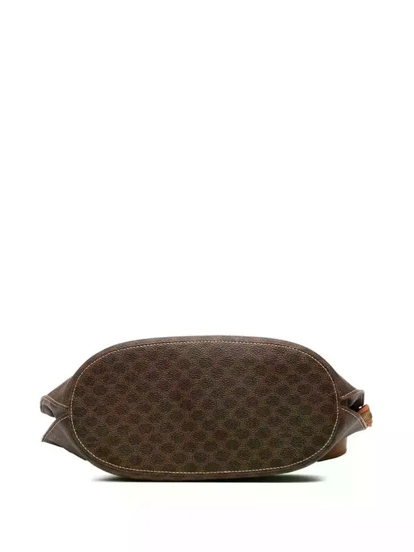 Celine 1999 Macadam Coated Canvas Shoulder Bag