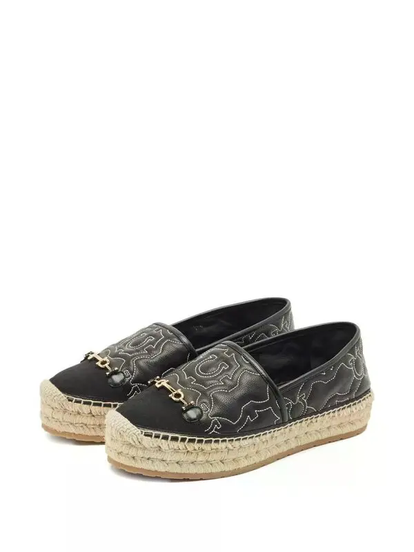 FERRAGAMO Kim Gal Round-toe Espadrilles