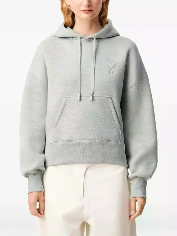 Ami De Coeur Embossed Logo Hoodie