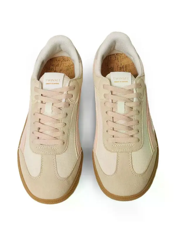 TWINSET Fessura" Sneakers With Contrasting Inserts - Neutrals