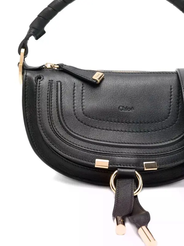 Chloé Marcie Top-handle Shoulder Bag - Black