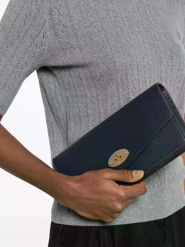Mulberry Darley Twist-lock Clutch - Blue