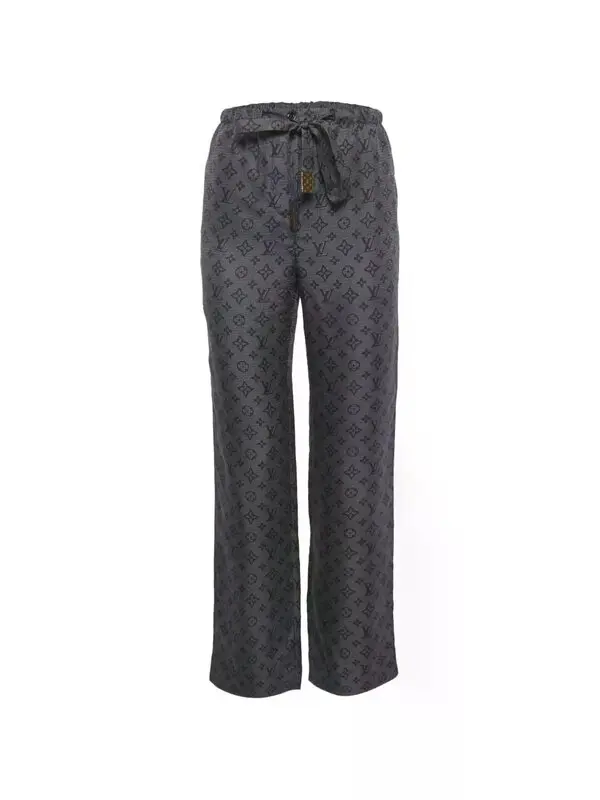 LOUIS VUITTON Logo-pattern Trousers