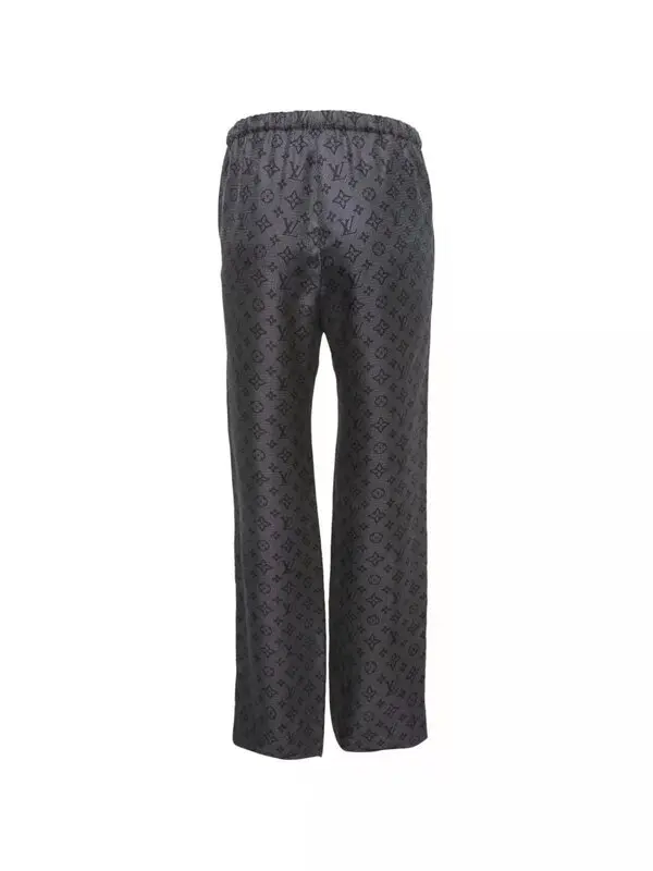 LOUIS VUITTON Logo-pattern Trousers
