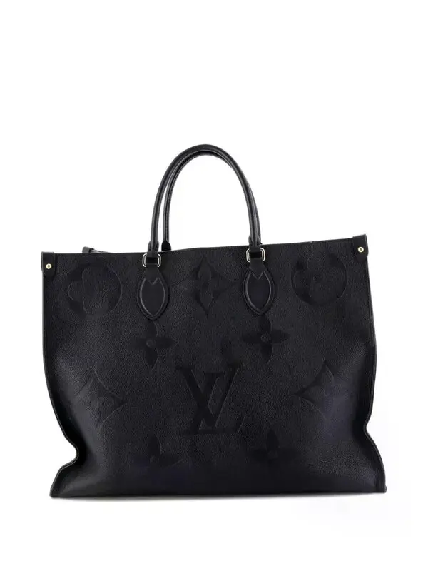 LOUIS VUITTON Onthego Monogram Empreinte Giant Gm Tote Bag - Black