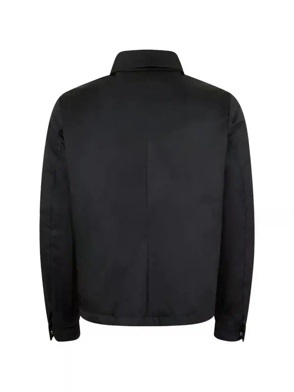 MOORER Collared Jacket With Zip Pocket