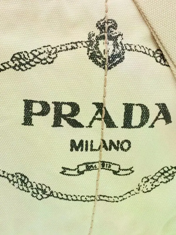 Prada Small Canapa Tote Bag